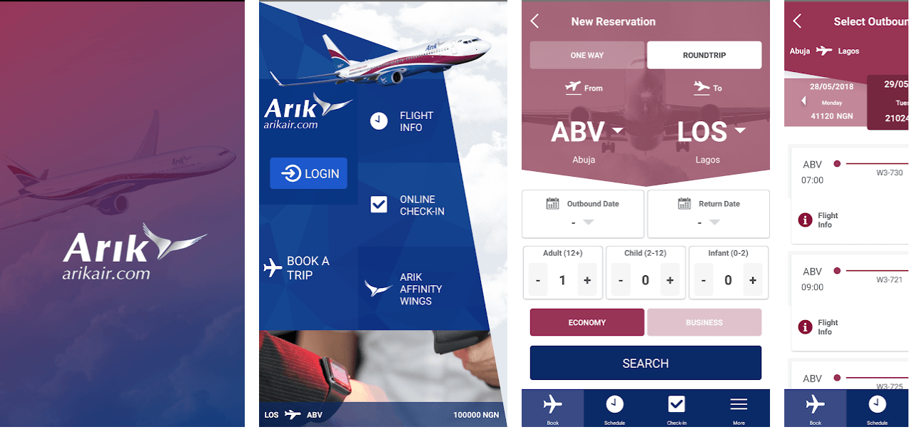 Arik Air Booking